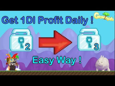 Growtopia: How to Profit #20(Easiest Way?Splice&Get 90+Wls Profit ...