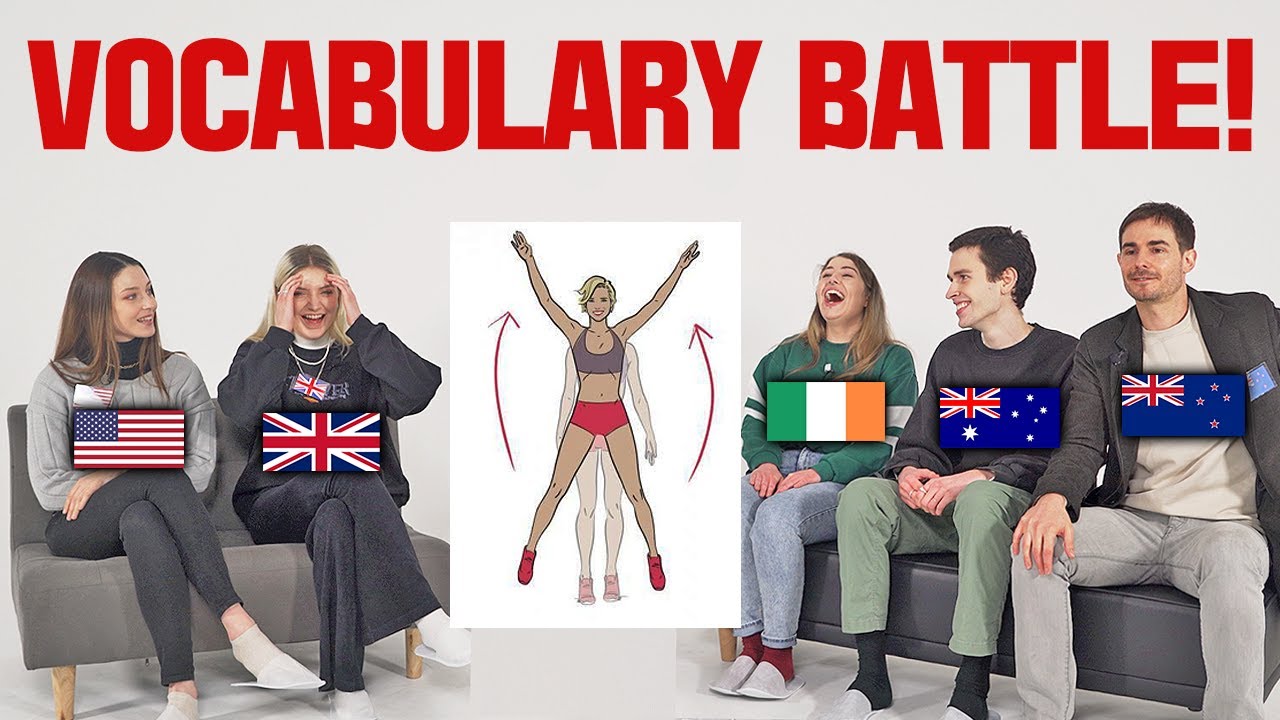 ENGLISH Differences from FIVE English speaking countries! US,UK ...