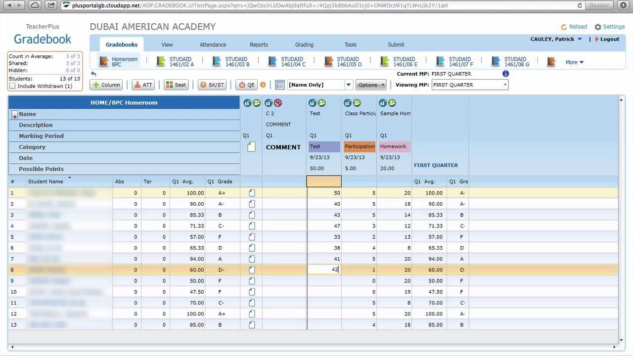 The Grade Book - Adding and managing grades - YouTube