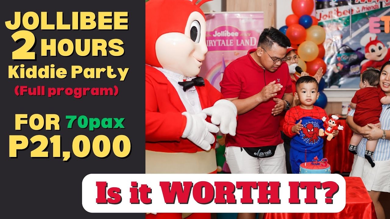 JOLLIBEE BIRTHDAY PARTY FULL PROGRAM | IS IT WORTH IT? - YouTube