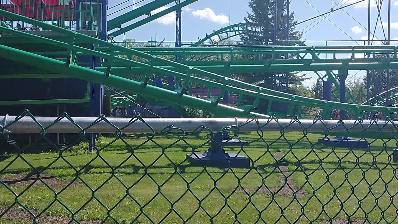 Calaway Park 2021 Vortex Roller Coaster (Part 1) - YouTube