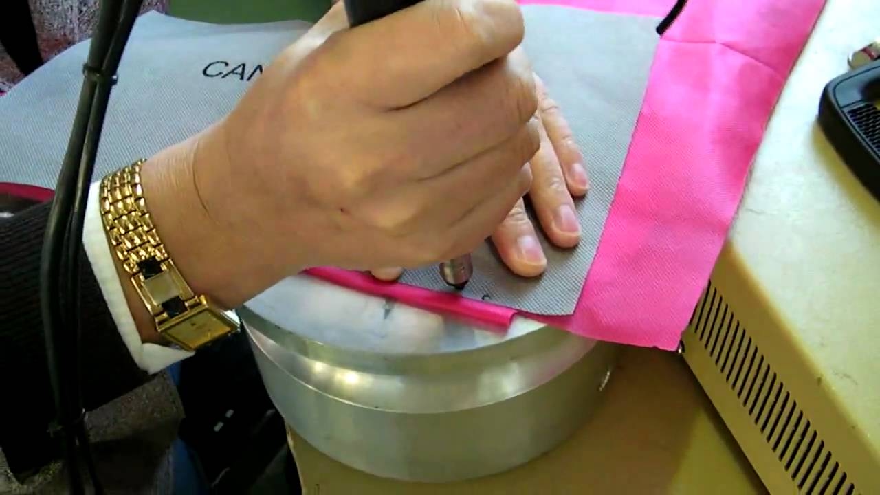 Hand-welding machine operation - YouTube