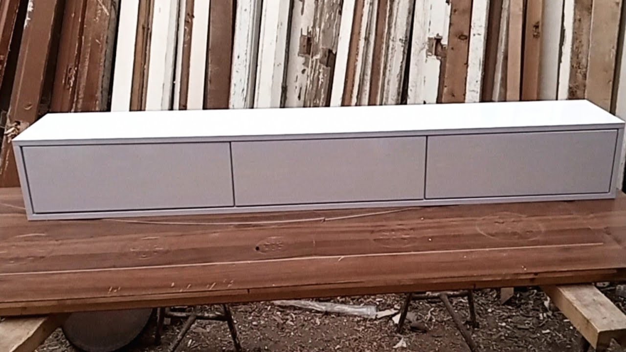 Follow me step by step to see the steps of making MDF TV tableThe end ...