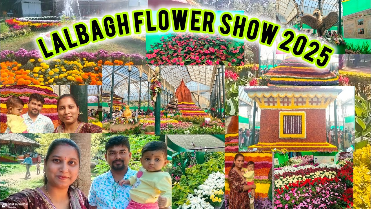 Lalbagh flower show 2025 at Bangalore | ಹೂವಿನ ಲೋಕ 🌸 | Saturday vlog - YouTube