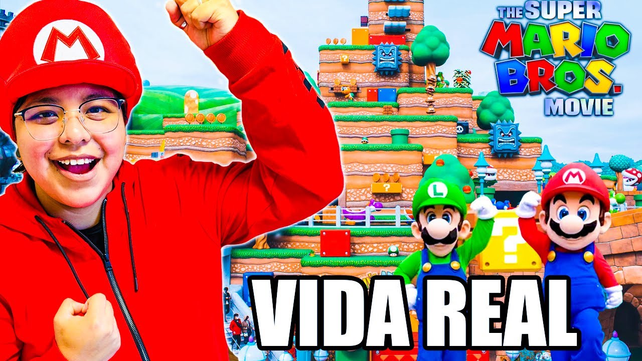 SUPER MARIO BROS "LA PELICULA" EN LA VIDA REAL 😱 | ENTRAMOS al mundo de ...