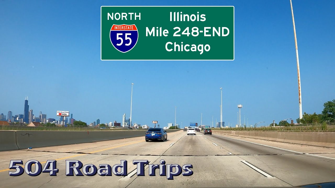 Road Trip #706 - I-55 North - Illinois Mile 270-END - Chicago - YouTube