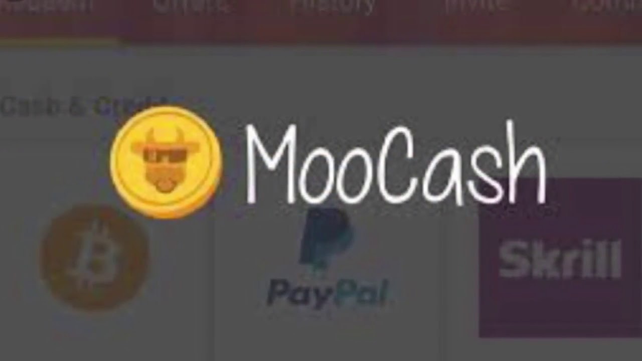 Earn free money from moocash - YouTube