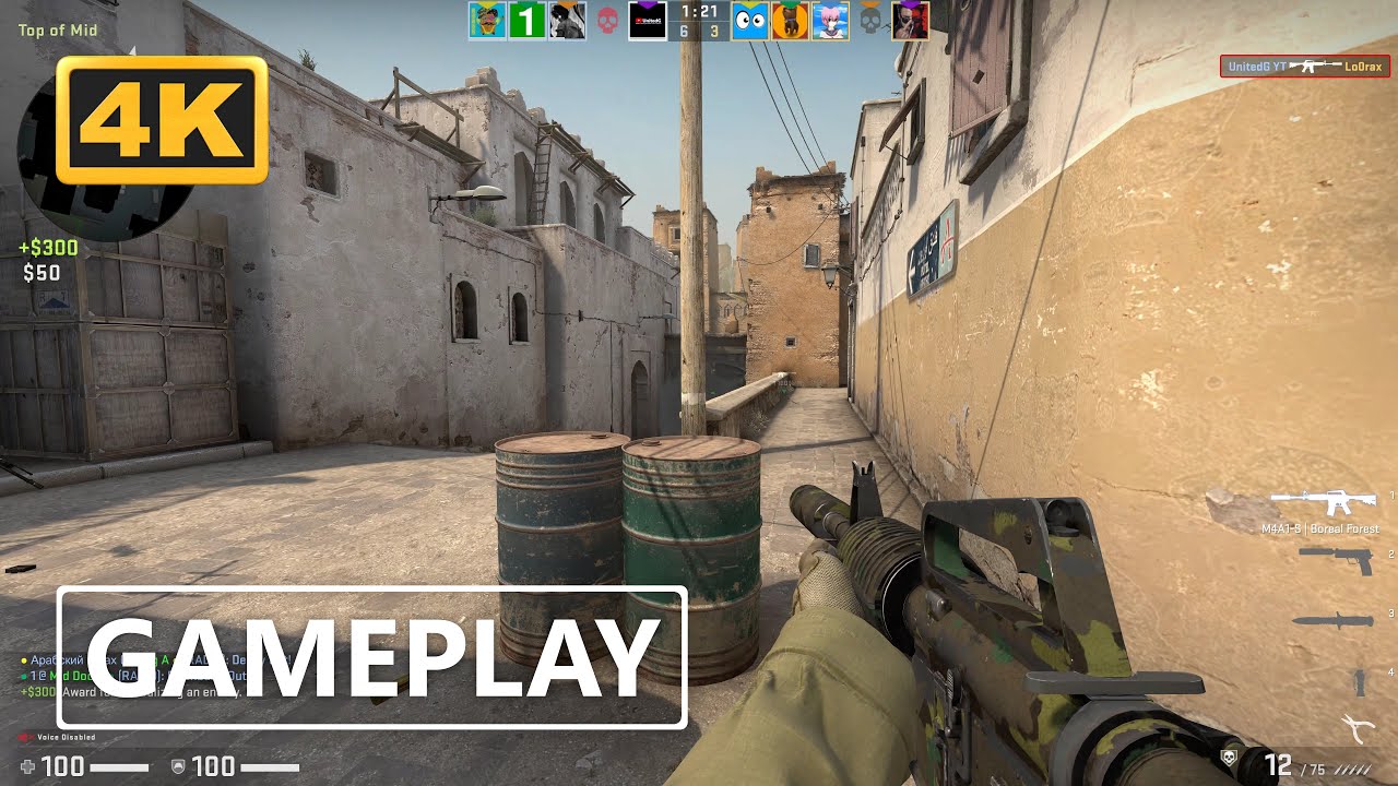 Counter-Strike: Global Offensive Gameplay 4K - YouTube