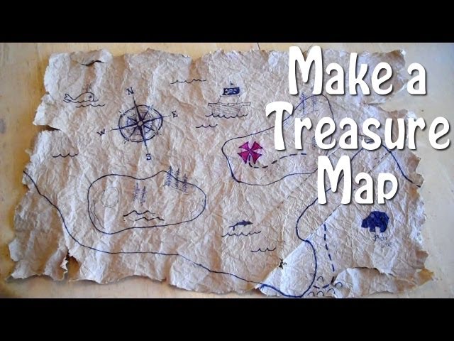 Old Treasure Map Paper