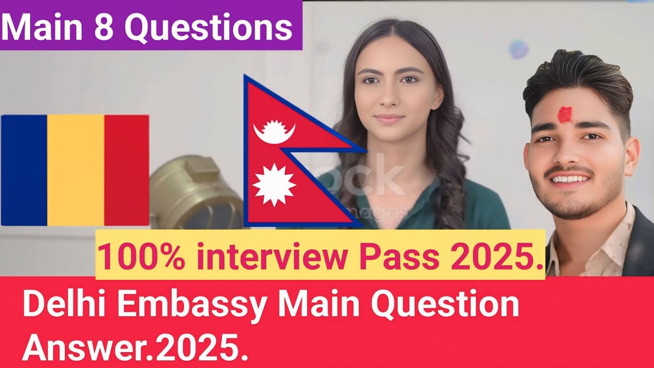 2025 Main 8 Questions and answers Romania. embassy. 100% pass Romania ...