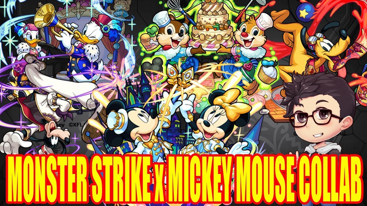 Monster Strike x Mickey Mouse Gacha Collab - YouTube