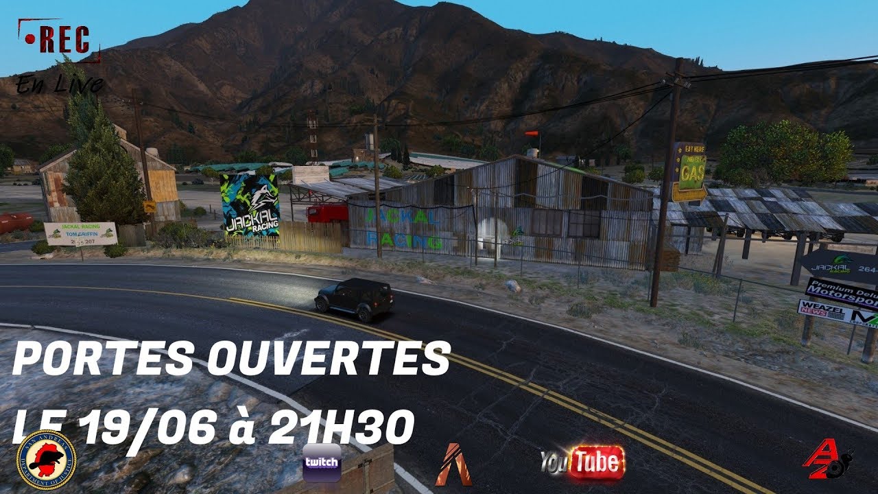 [FiveM] GTA5 Life RP : Jackal Racing - Porte ouverte [SADoJ S1 EP153 ...