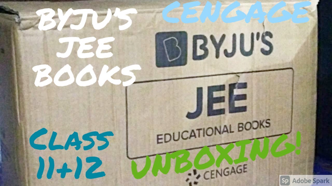 BYJU'S Class 11+12(JEE) BOOKS Unboxing || CENGAGE Books || Byju's JEE ...