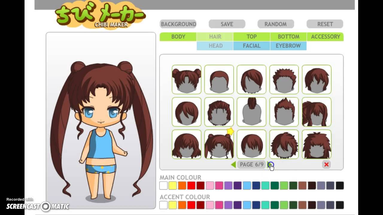 fazendo minha versão chibi {chibi maker} - YouTube