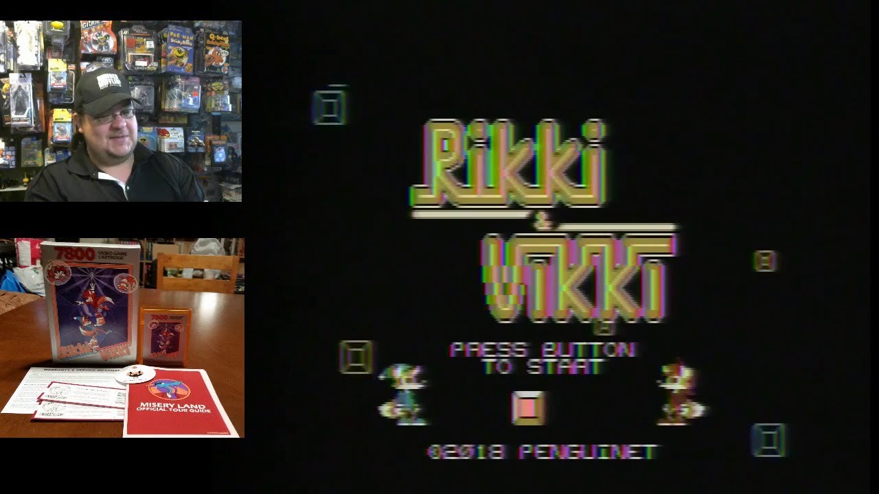 Rikki & Vikki for Atari 7800 - brief game play - YouTube