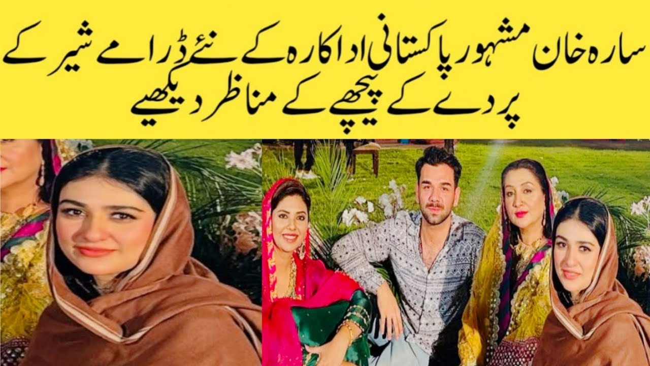 sarah khan famous pakistani drama new drama sher with danish taimoor ...