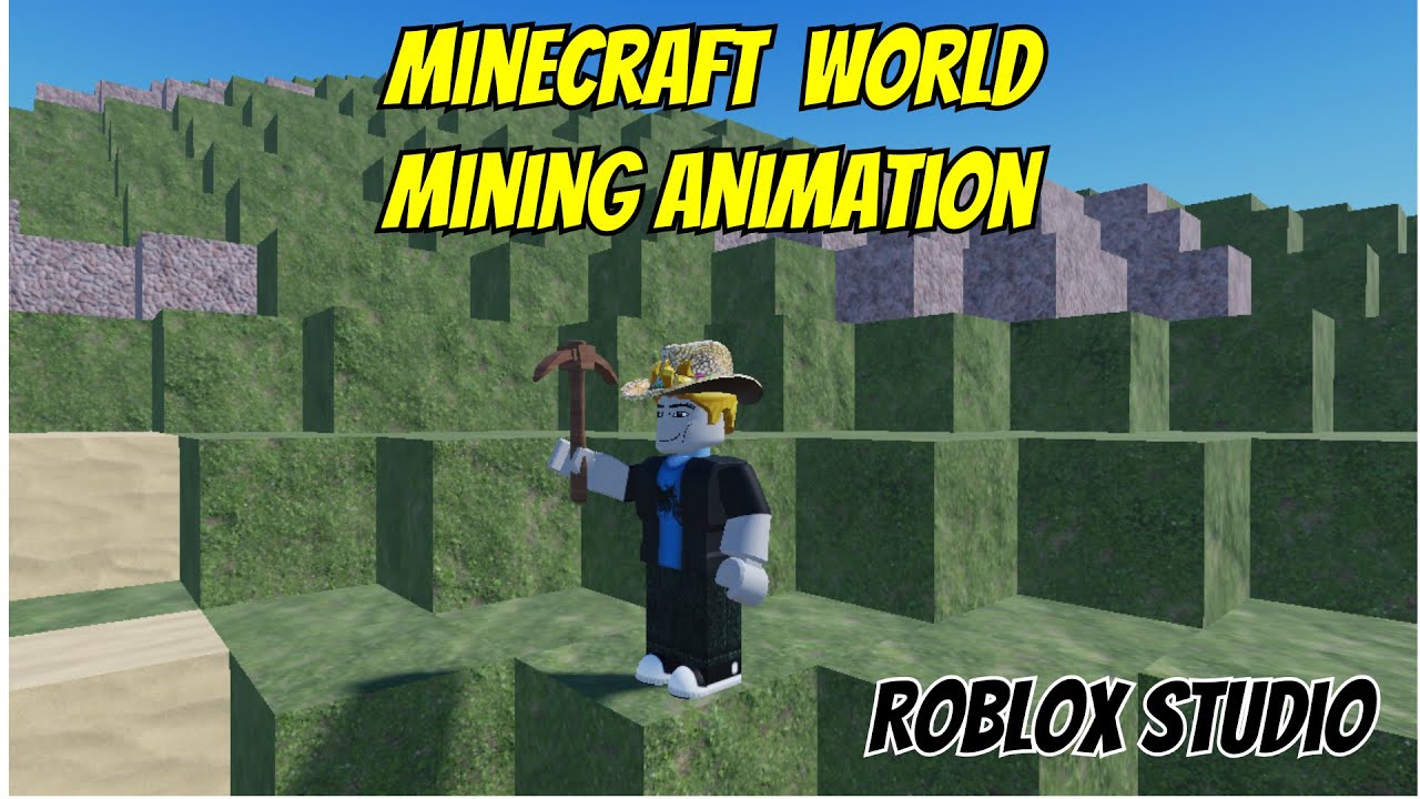 Digging Animation for a Minecraft Style World - YouTube