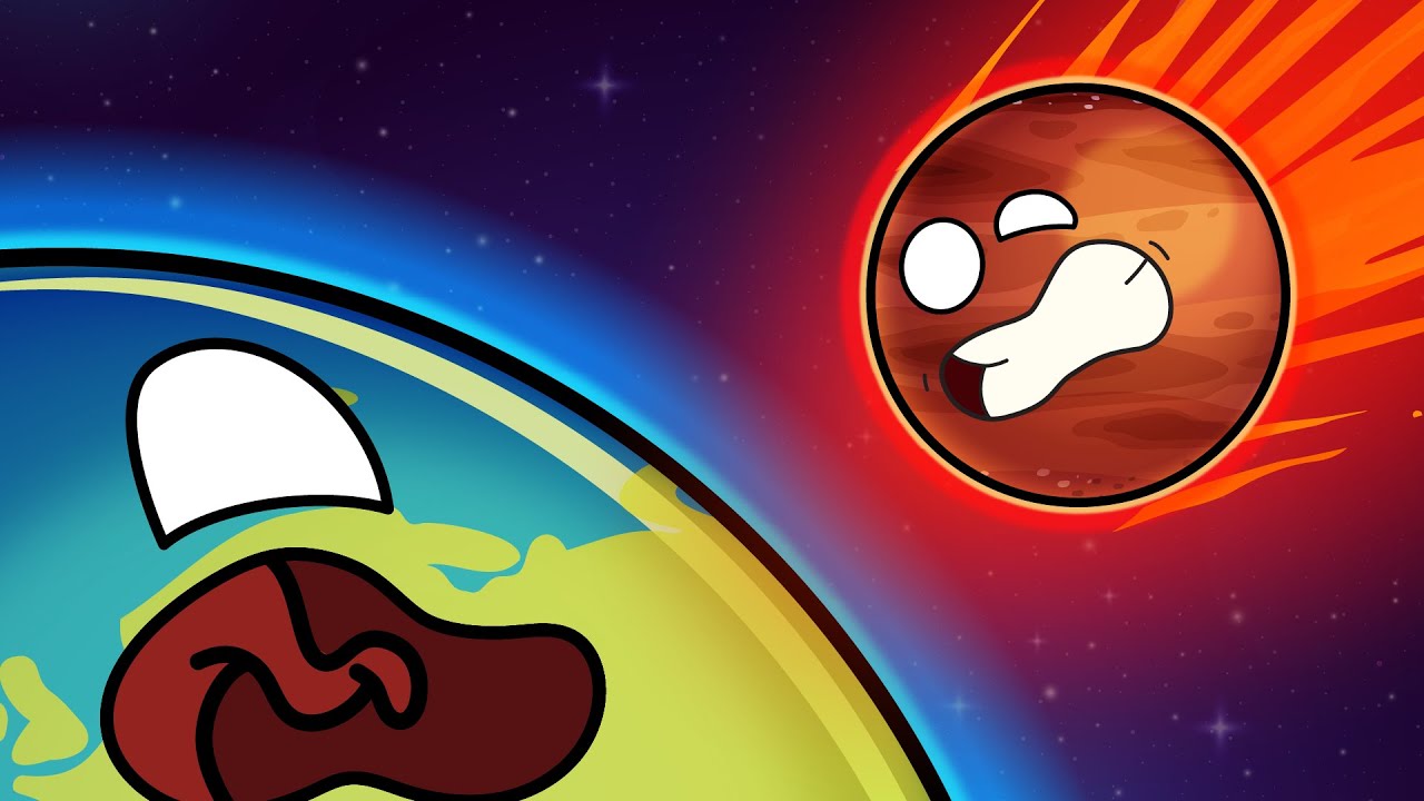 What Happens If Earth Collided With Mars? - YouTube
