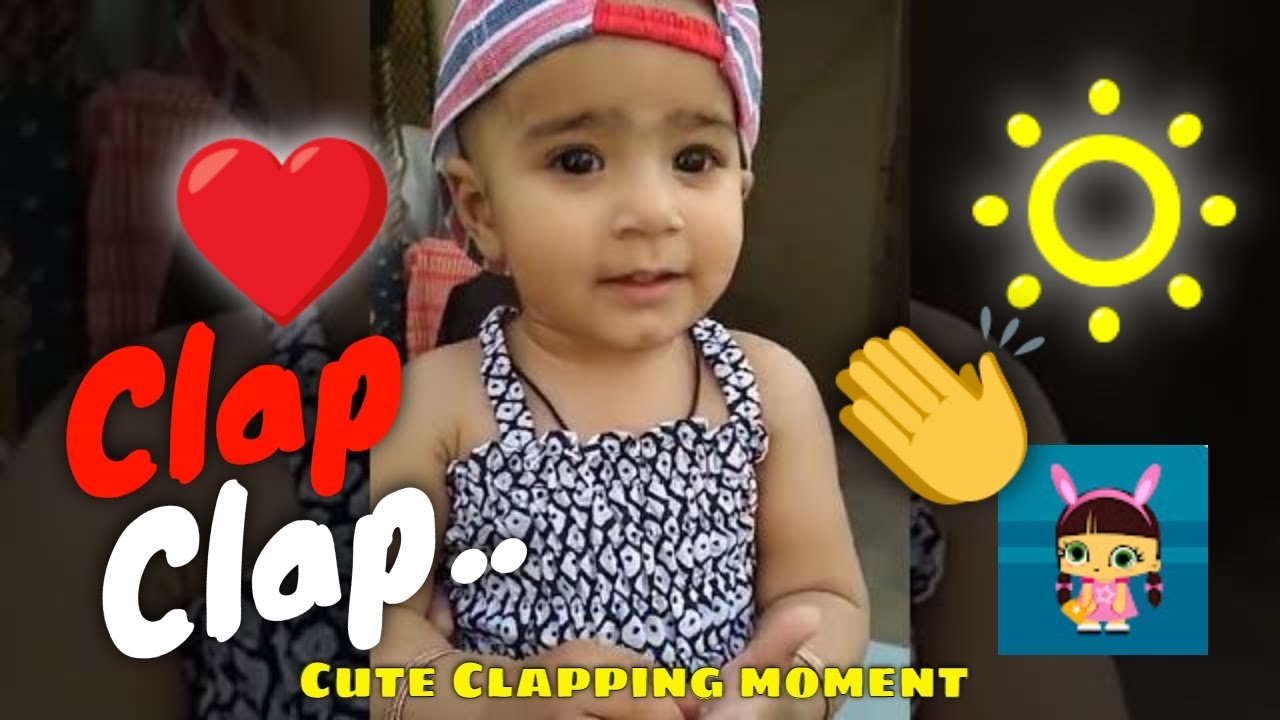 baby doing clapping - YouTube