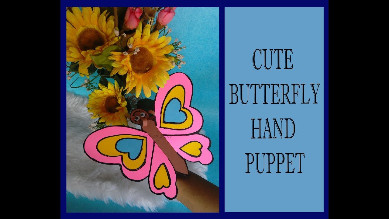 CUTE BUTTERFLY HAND PUPPET - YouTube