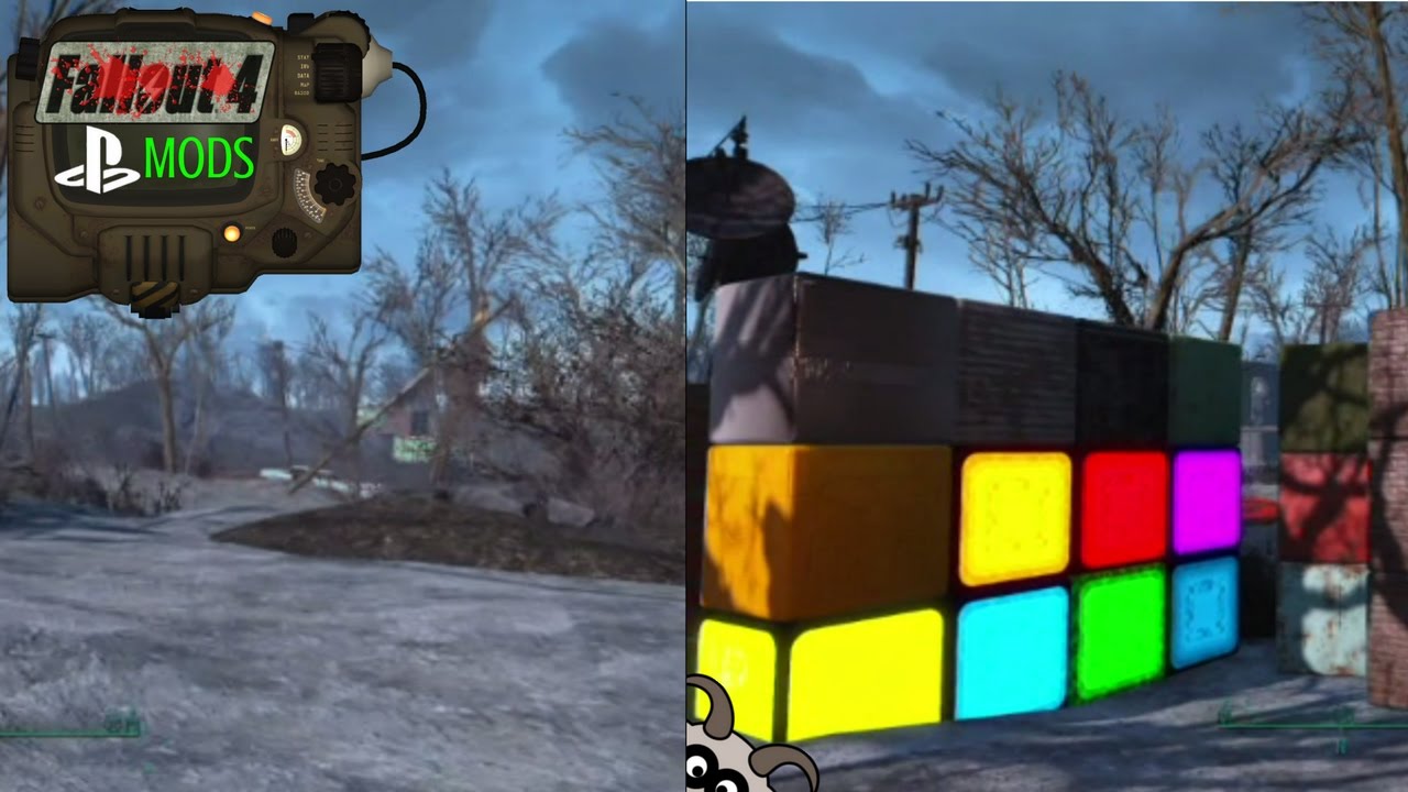 Fallout 4 PS4 Mods: First Winter mod for PS4 + Minecraft Mod - YouTube