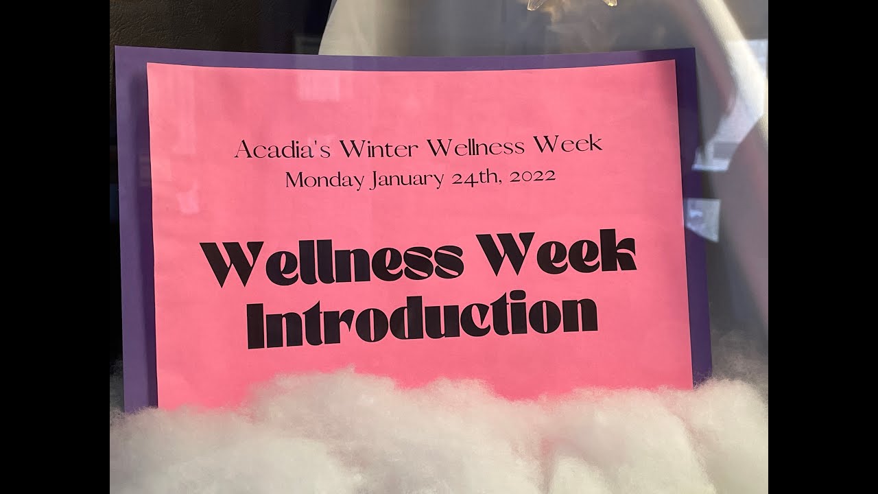 Acadia Junior High Wellness Week - YouTube