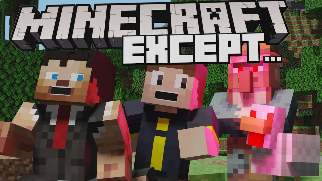 Minecraft, Except - Passive Mobs Explode! - YouTube