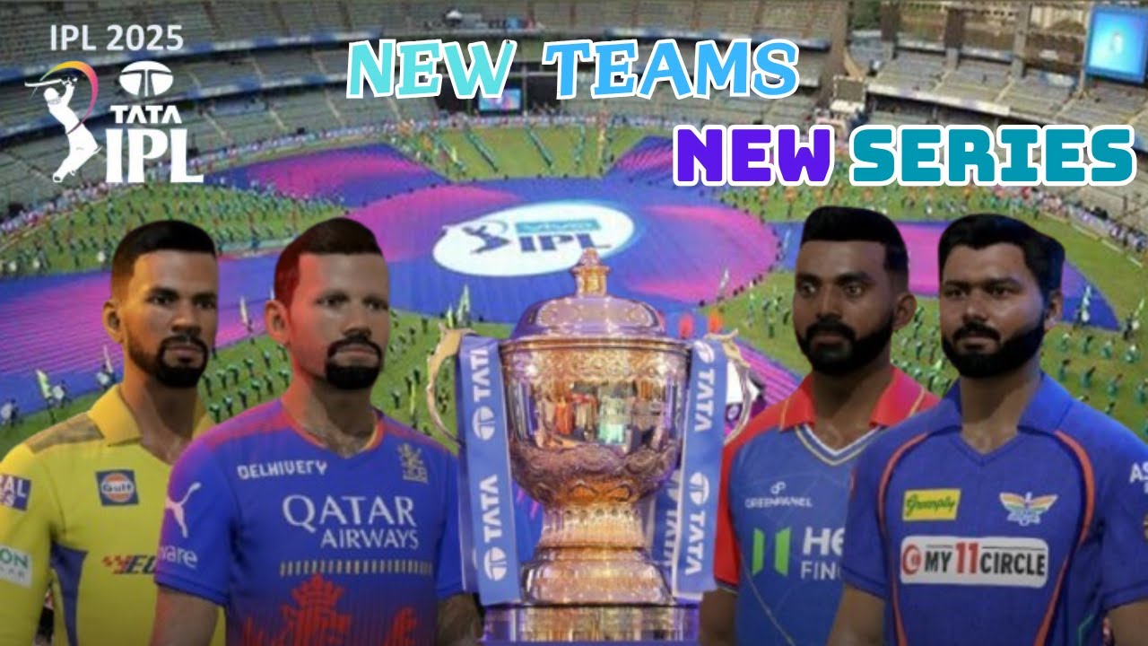 IPL NEW SEASON WITH ALL NEW IPL TEAMS | Cricket 24 | Vinishvkgaming ...