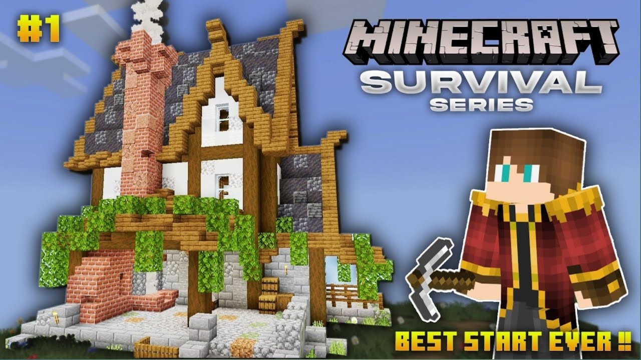 The PERFECT START! - Minecraft Survival (Episode 1) - YouTube
