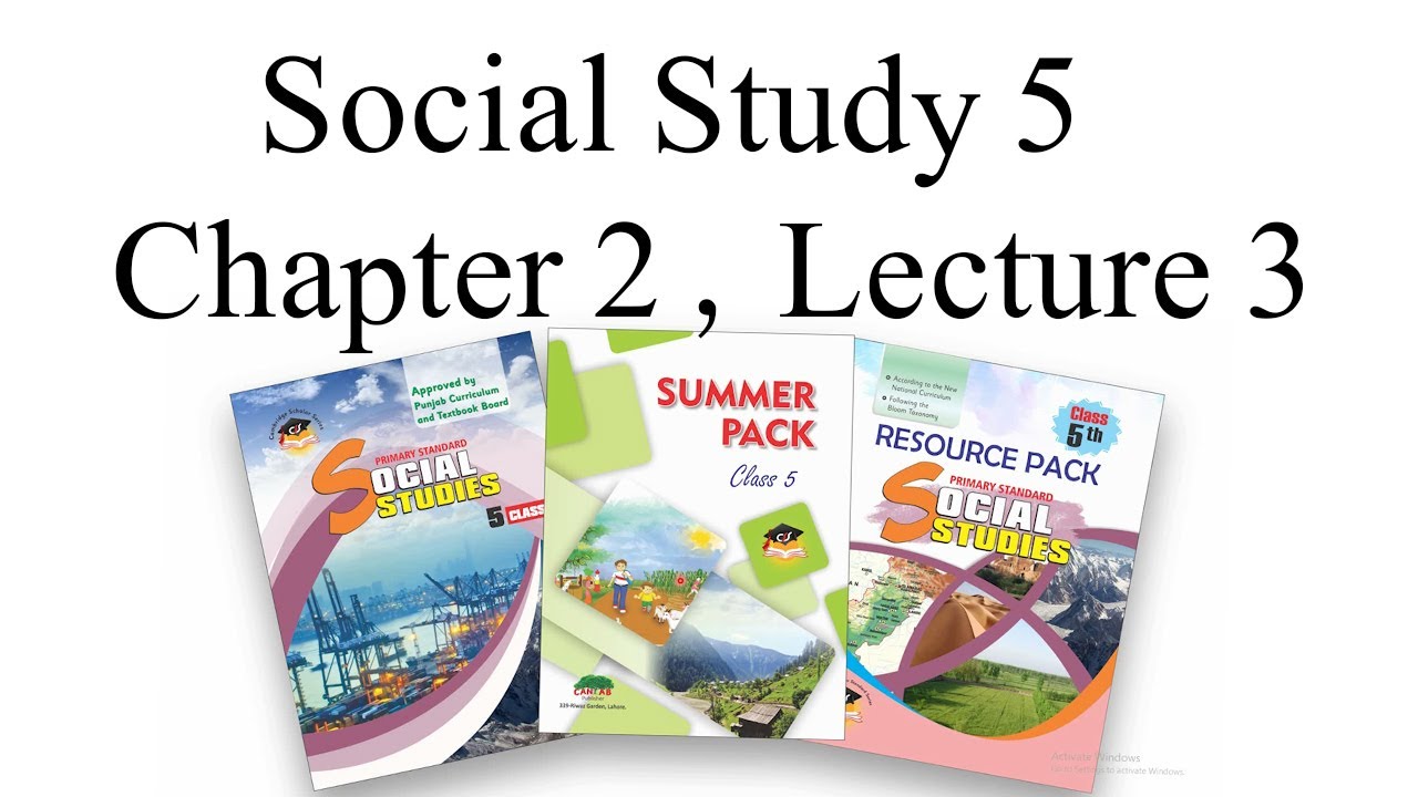 SST Class 5 Chapter 2 Lecture 3 - YouTube