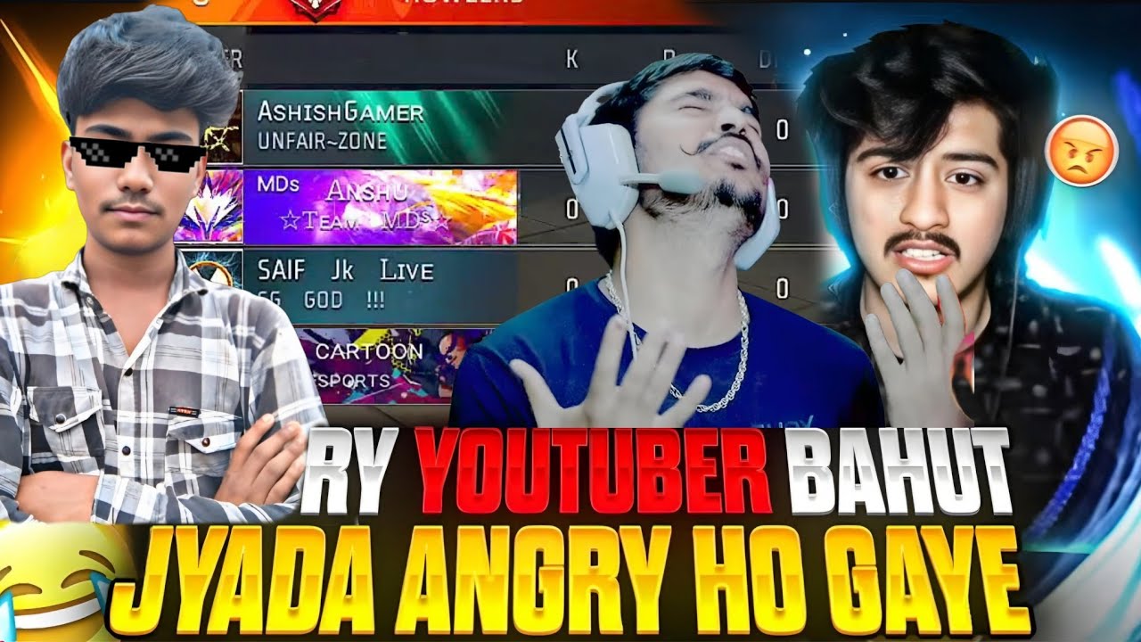 Angry YouTuber 🤬😡 Shouting On His Team When We Killed Them 🤭🤣 || WATCH ...