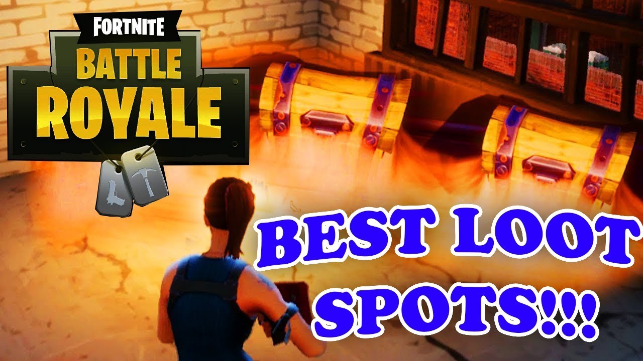 THE BEST LOOT SPOTS IN FORTNITE BATTLE ROYALE! TONS OF CHESTS IN ONE ...