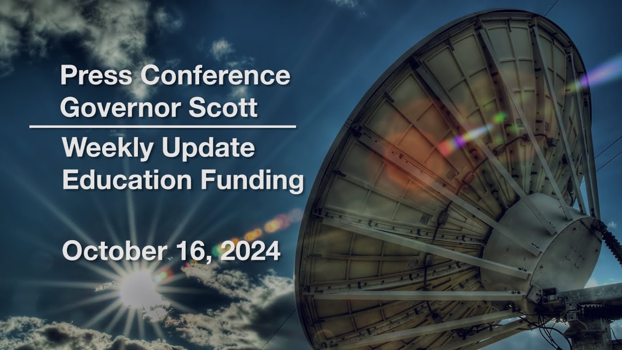 Press Conference - Governor Scott and Administration Officials Weekly ...