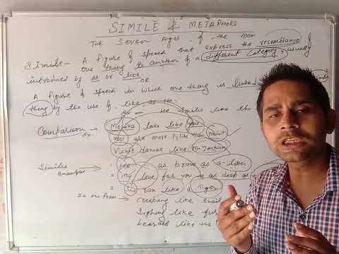 Similes and metaphors ,Class 9th, 10th, 11th, 12th - YouTube