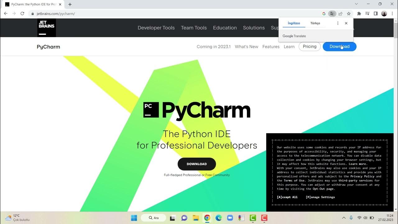 Python Temel Eğitimi: Kurulum(Python-Pycharm) - YouTube