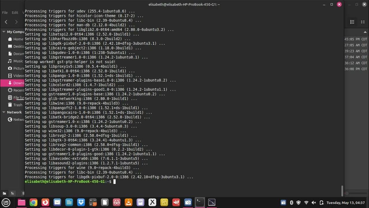[FAILED] Installing .NET FRAMEWORK 4.5 through WINE on LINUX MINT 2025 - YouTube