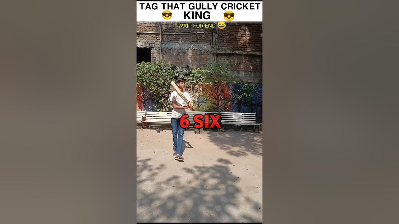 Tag that gully cricket king 👑😎 #cricket #viralshorts #trending - YouTube