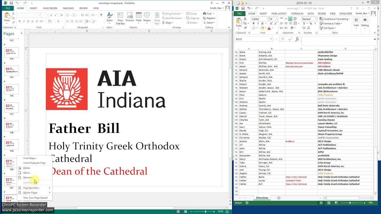 Microsoft Publisher Mail Merge Part 2 - YouTube