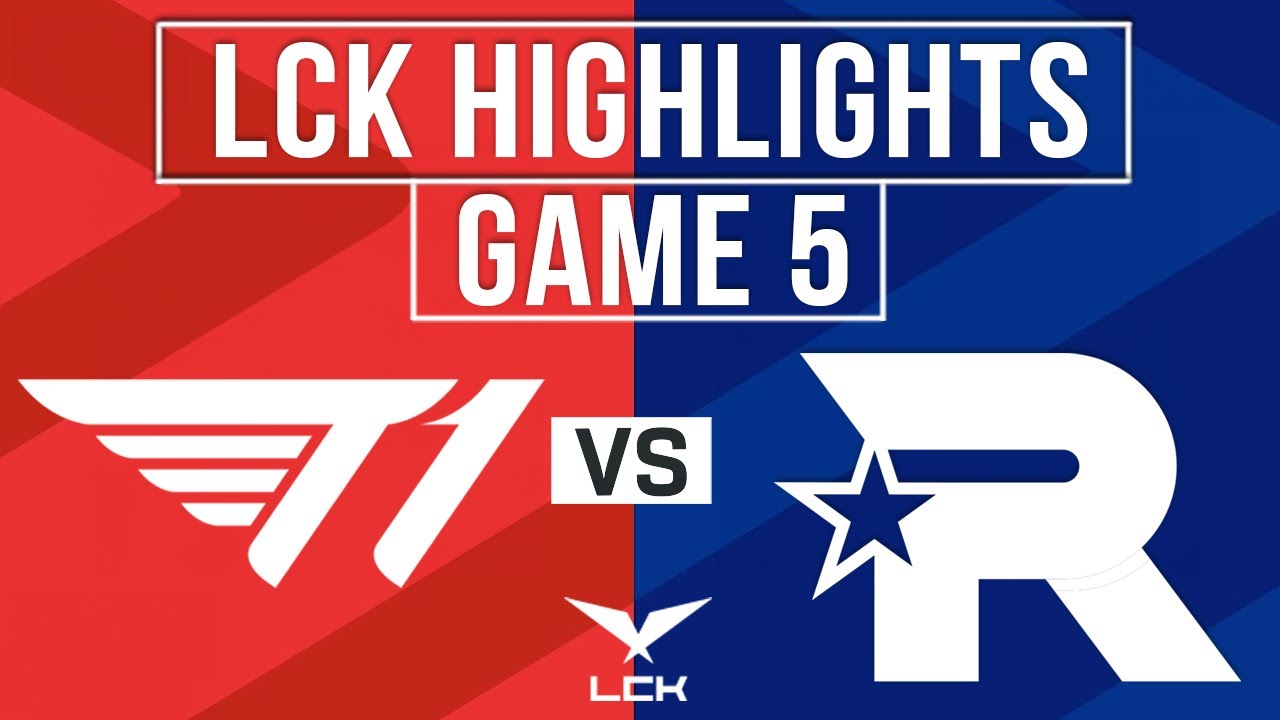 T1 vs KT Highlights Game 5 | LCK 2024 Regional Finals | T1 vs KT Rolster - YouTube