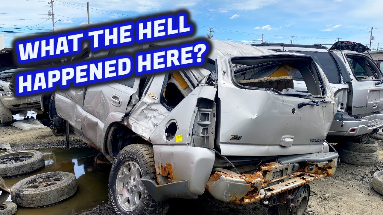 DIGGING Through JUNKYARD WRECKS On a Quest For Good Parts! - YouTube