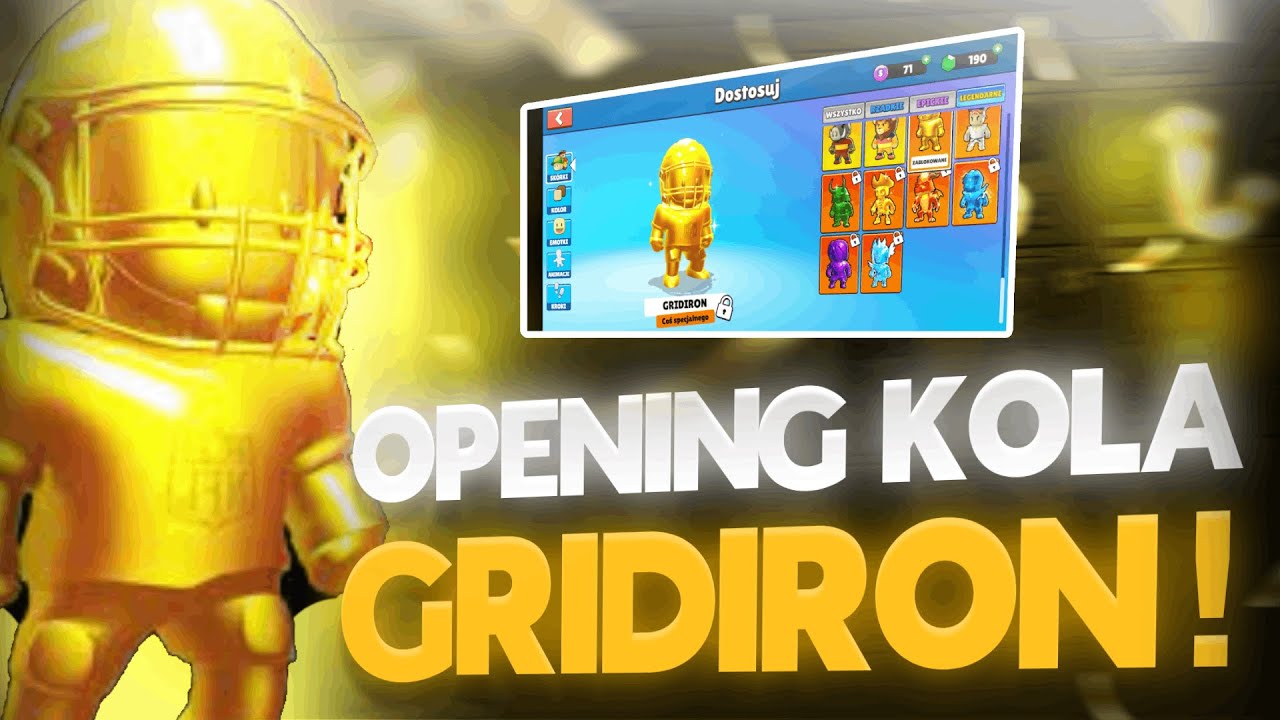 Opening koła gridiron w stumble guys! - YouTube