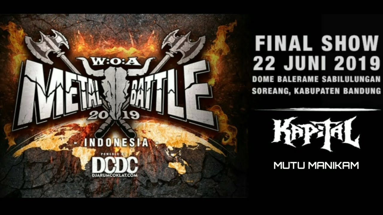 KAPITAL - MUTU MANIKAM (DCDC METAL BATTLE 2019) - YouTube