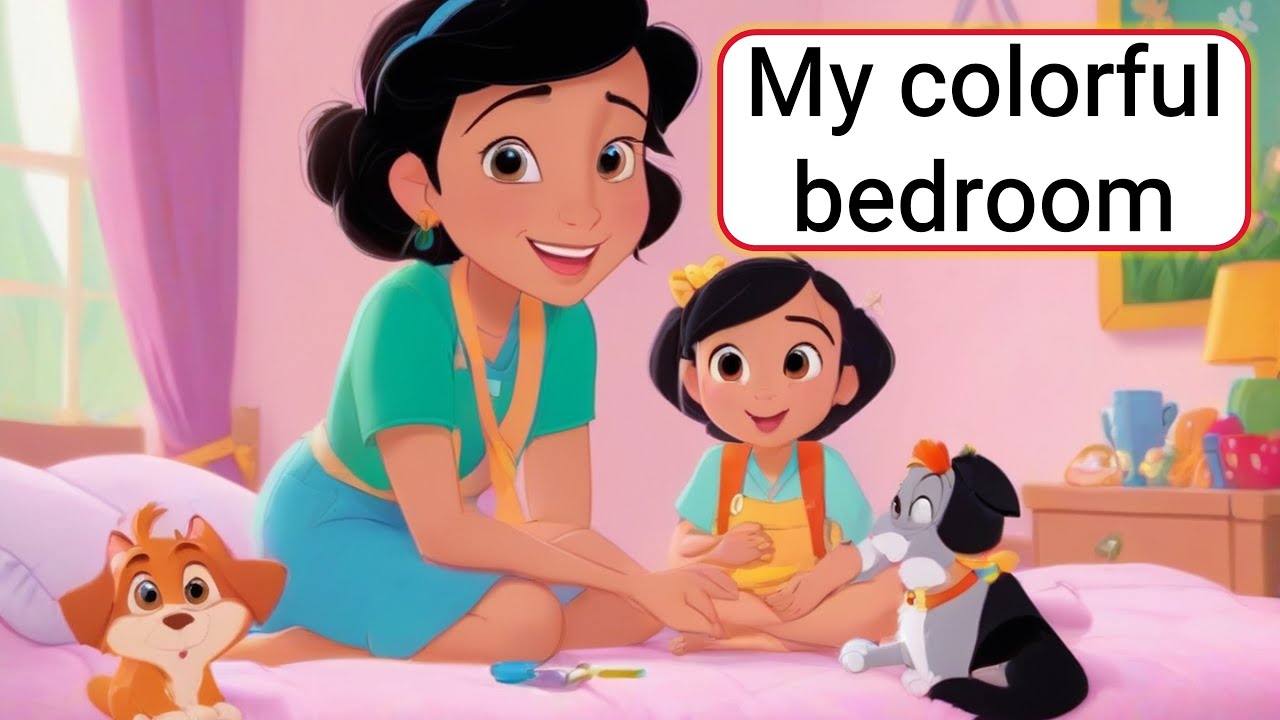 Improve Your English (My colorful bedroom) | English Listening Skills ...