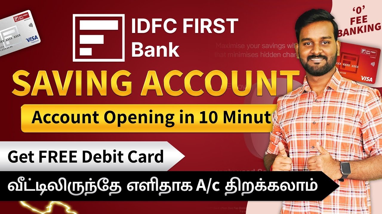 IDFC First Bank Savings Account Opening Online in Tamil | IDFC First ...