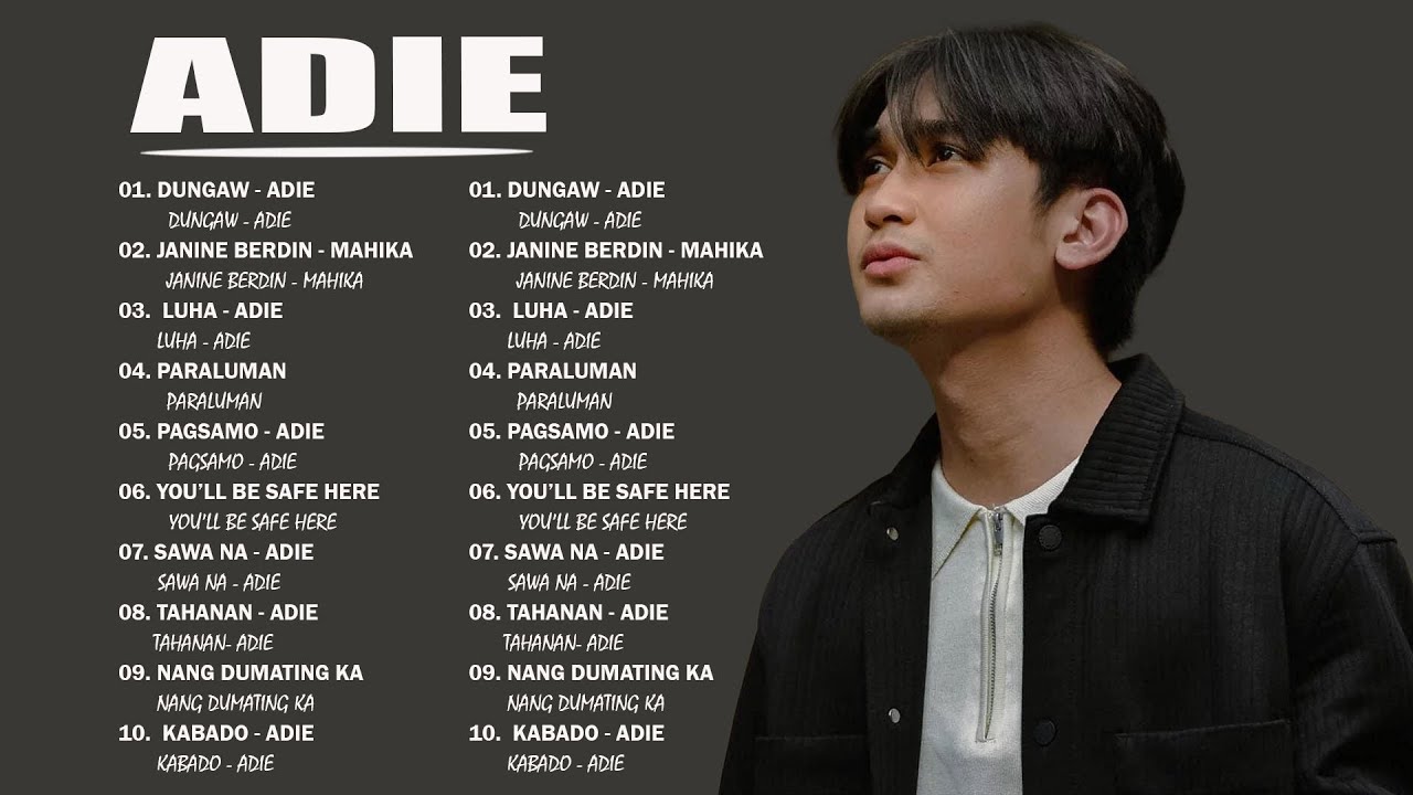 Paraluman - Adie ️ Nonstop Cover Songs Latest 2023🎻 Full Album ...