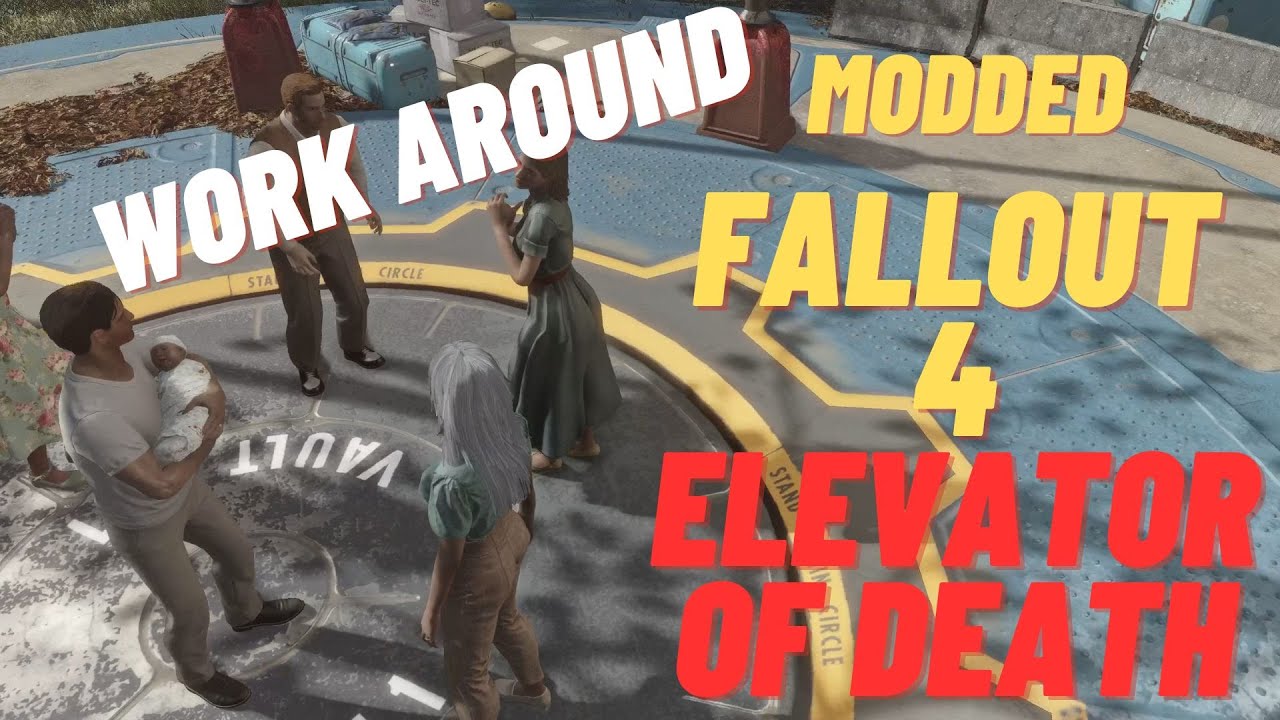 Fallout 4 Elevator of Death / Proper fix in next video - YouTube