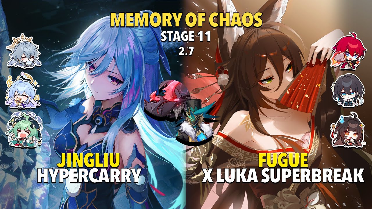 E1S1 Jingliu Hypercarry & E0 Fugue x Luka Super Break - Memory Of Chaos ...