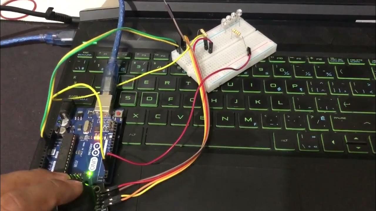 Penggunaan input digital pada modul arduino dengan modul joystick - YouTube