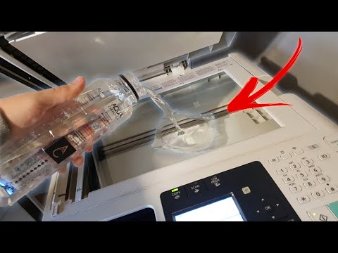 What happens if you photocopy water