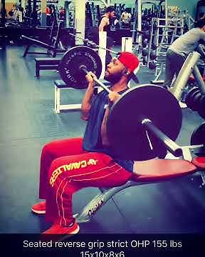 Reverse grip OHP - YouTube